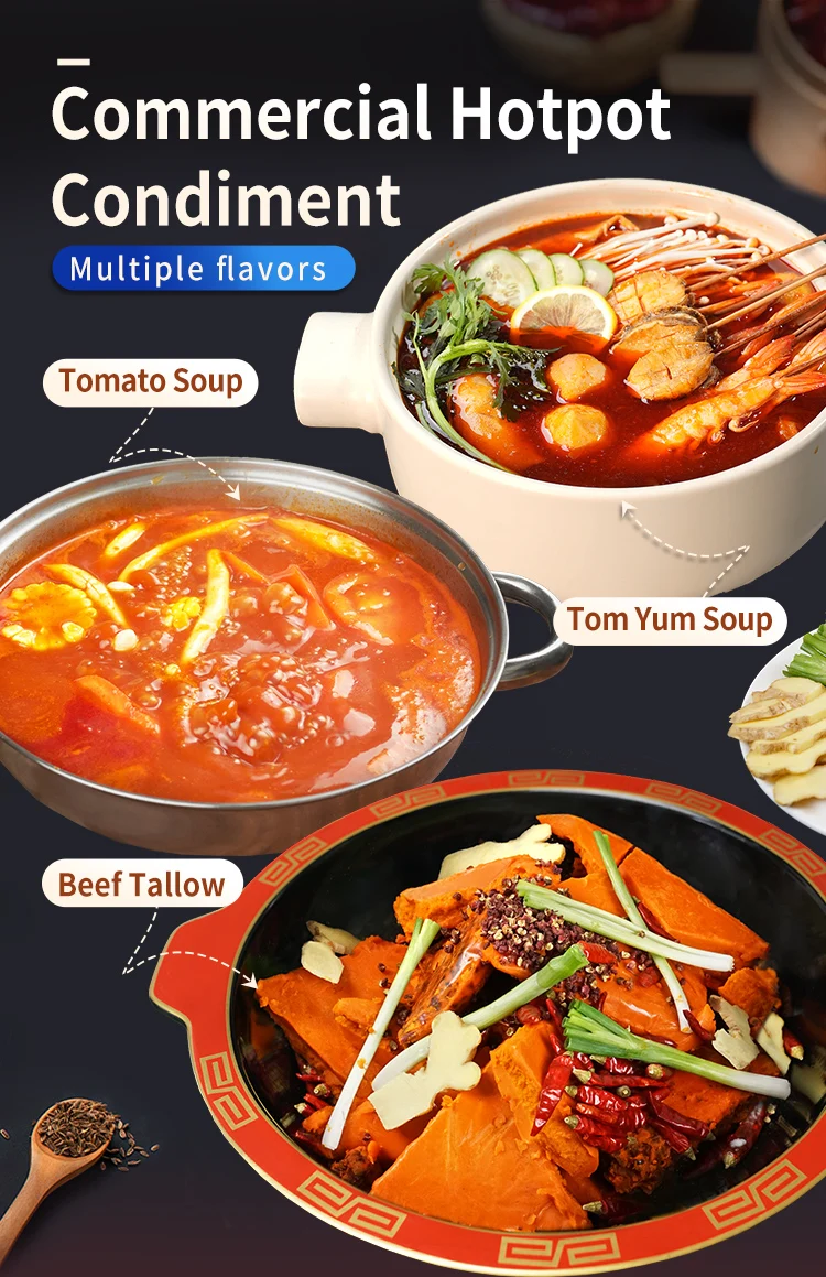 Spicy Hot Pot Base Seasoning Hot Pot Sauce Combination Oem Odm Hot Pot ...
