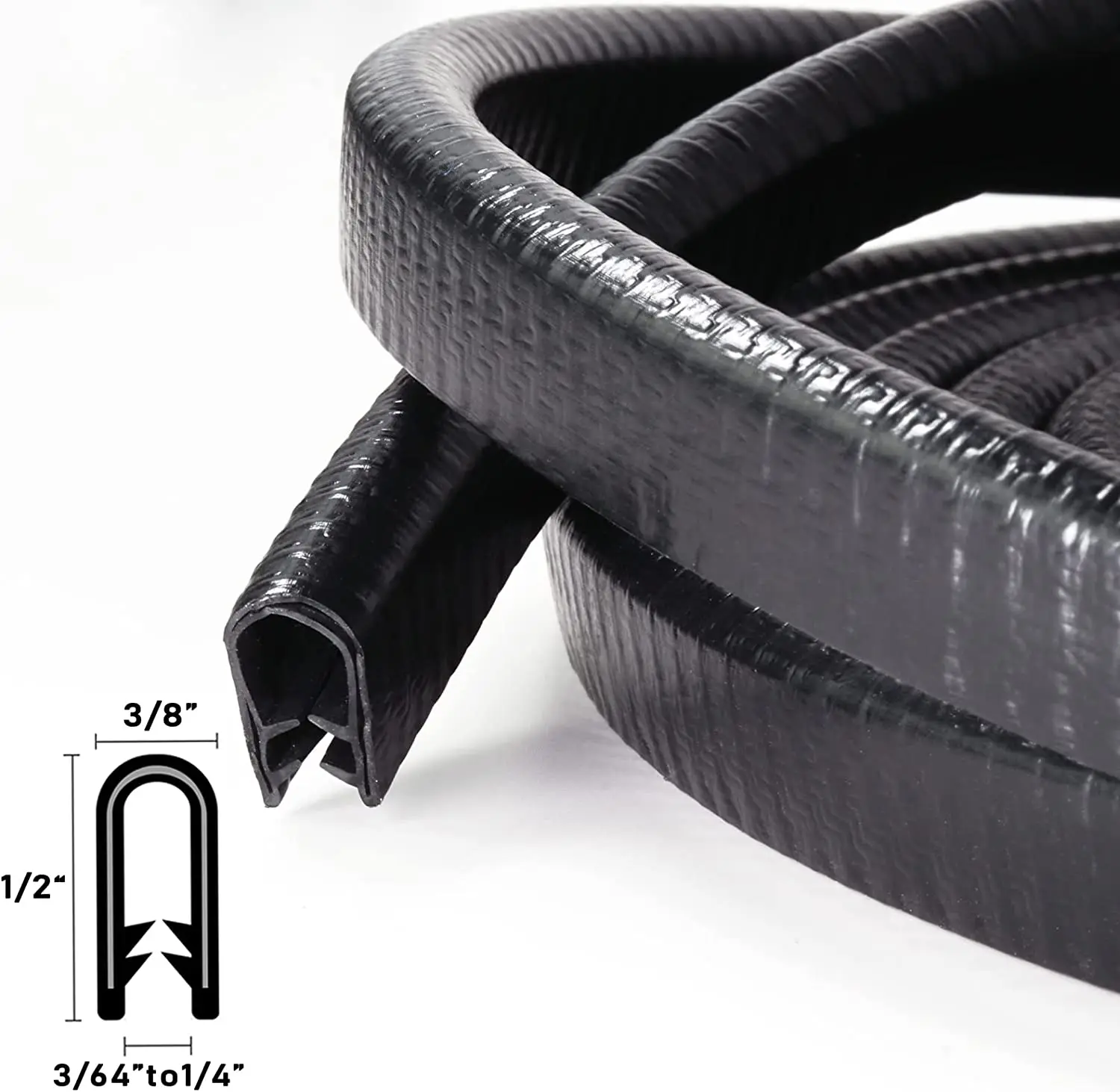 Custom Pvc Car Door Edge Guards Protector Built In Shaped Steel Sheet U ...