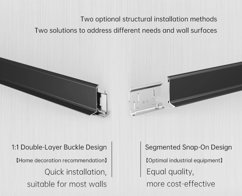 Aluminum Skirting Board Extrusion Interlocking Aluminum Skirting - Buy ...