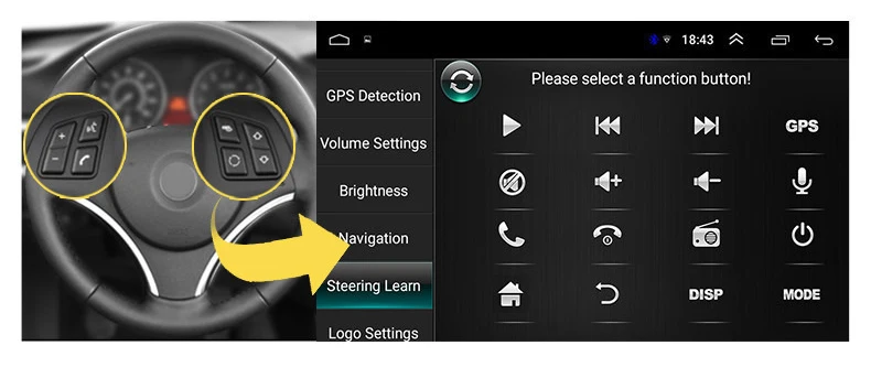 Carplay Autoradio Car Multimedia Radio Android Player Steering Wheel ...