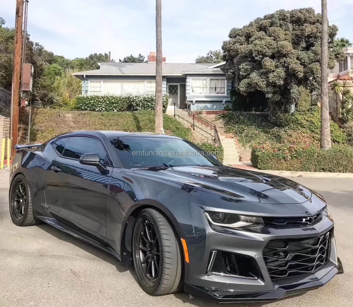 2017 Chevrolet Camaro ZL1 Style Body Kit - Front Bumper & Hood Spoiler