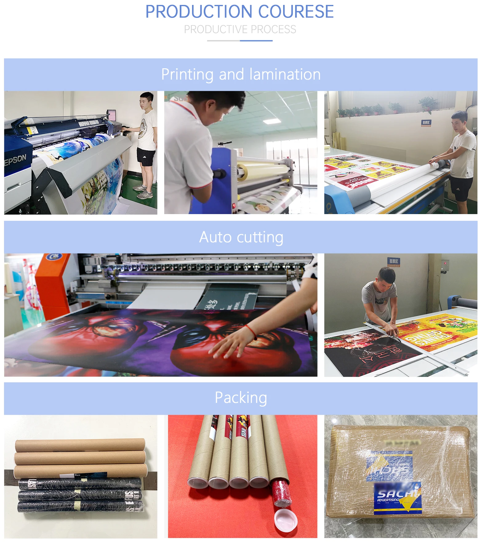 Digital Printing Poster A0 A1 A3 A4 Size Wall Posters