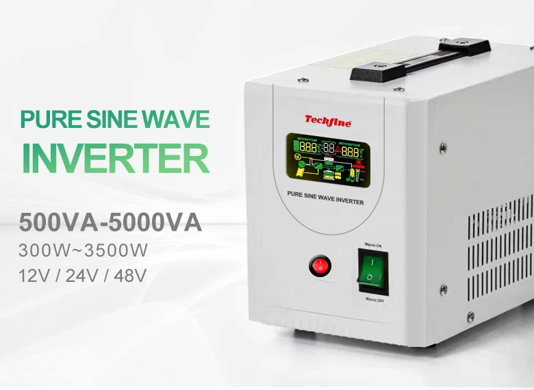 UPS Inverter 500W 12V - Pure Sine Wave for off-Grid Solar
