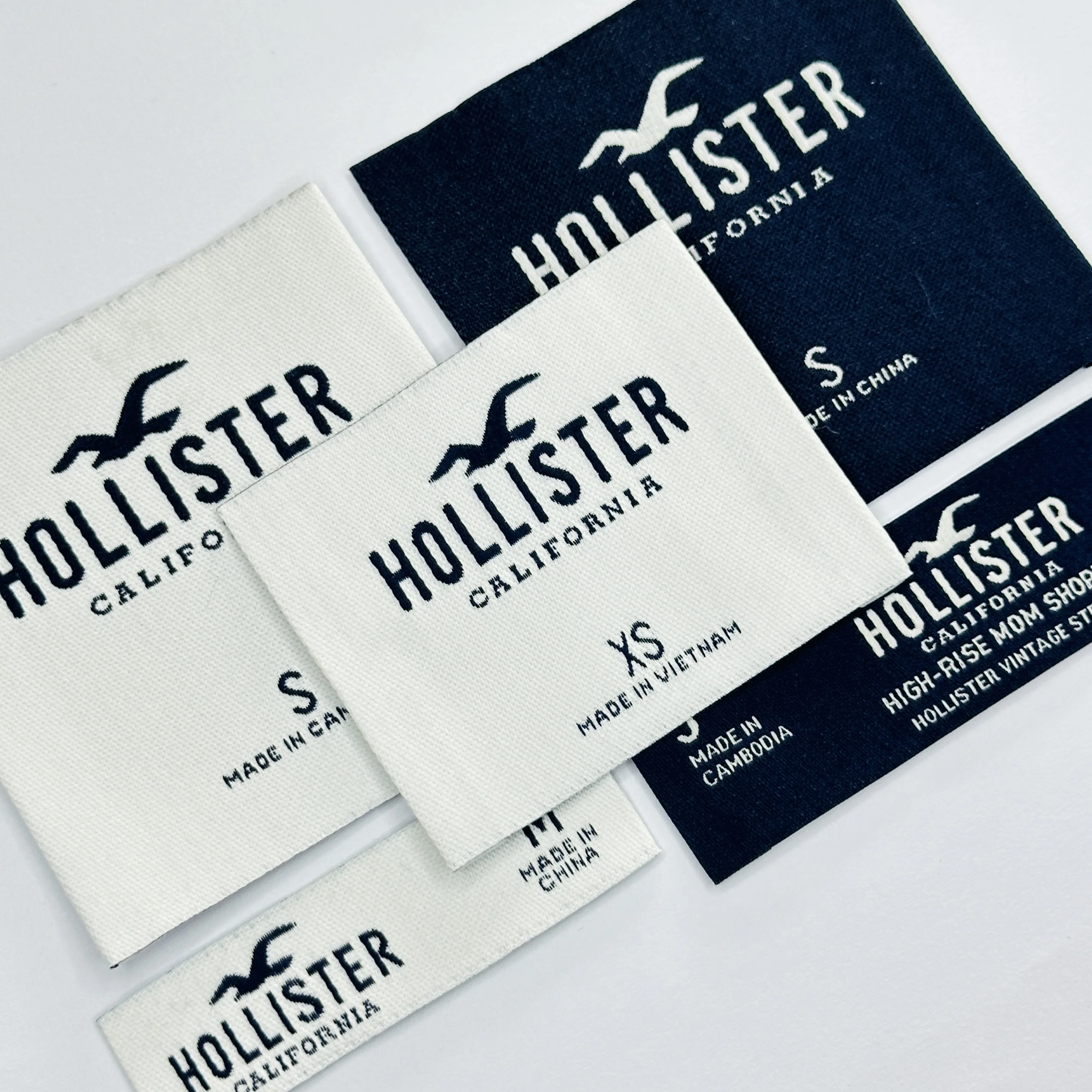 Custom Labels for Clothing - Brand Logo Woven Labels
