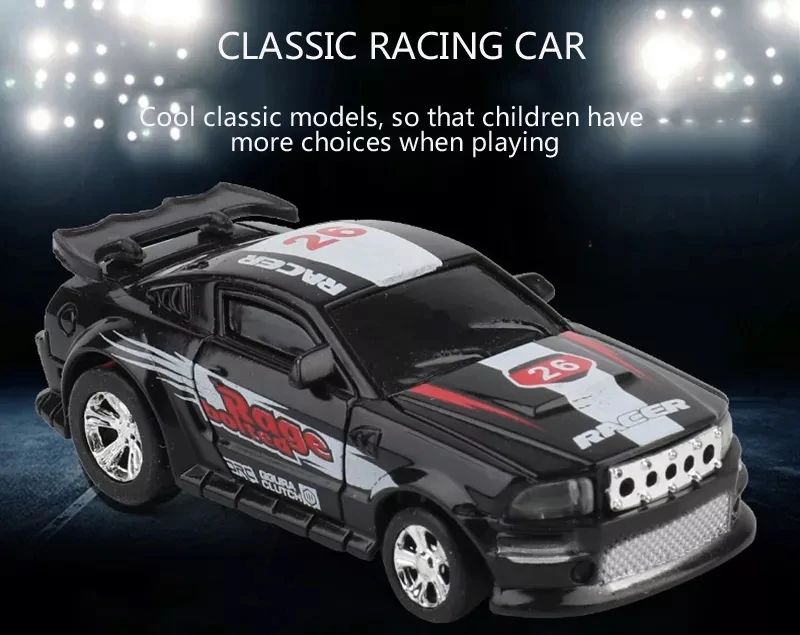 Mini RC Toy Car - Coke Can Radio Control Micro Racing