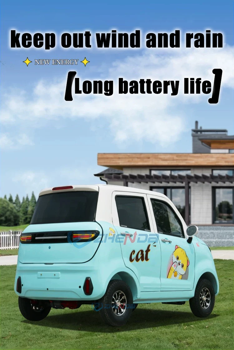 New Fully Enclosed Motor Electric Mini Cargo New Energy Adult Vehicle ...