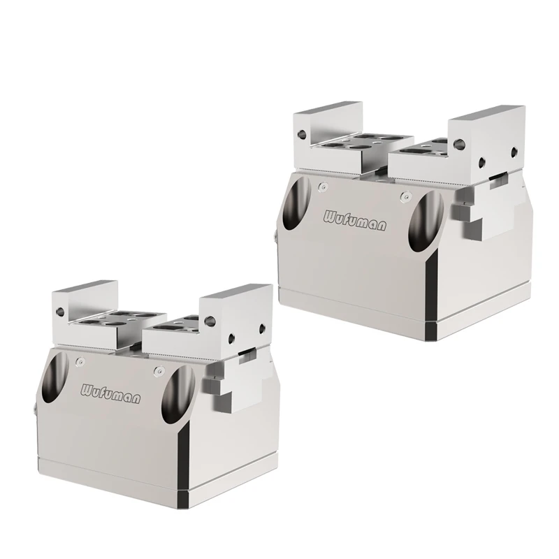 Pneumatic Self-Centering Concentric Vise for CNC Machines