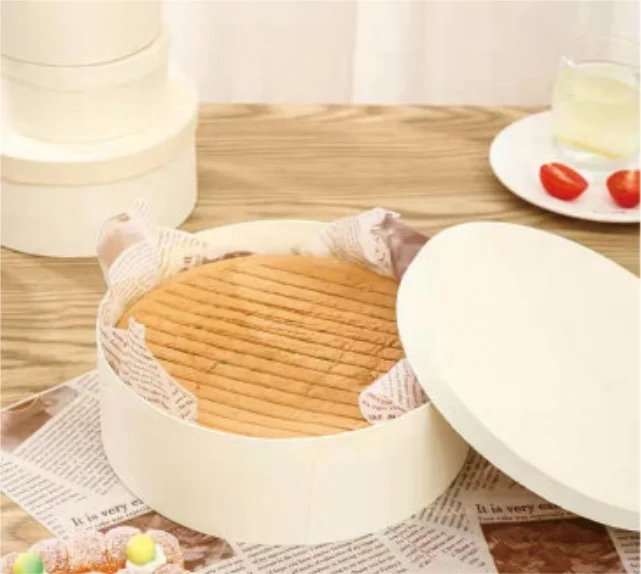 Biodegradable Wooden Round Takeaway Packaging Food Container Cake ...