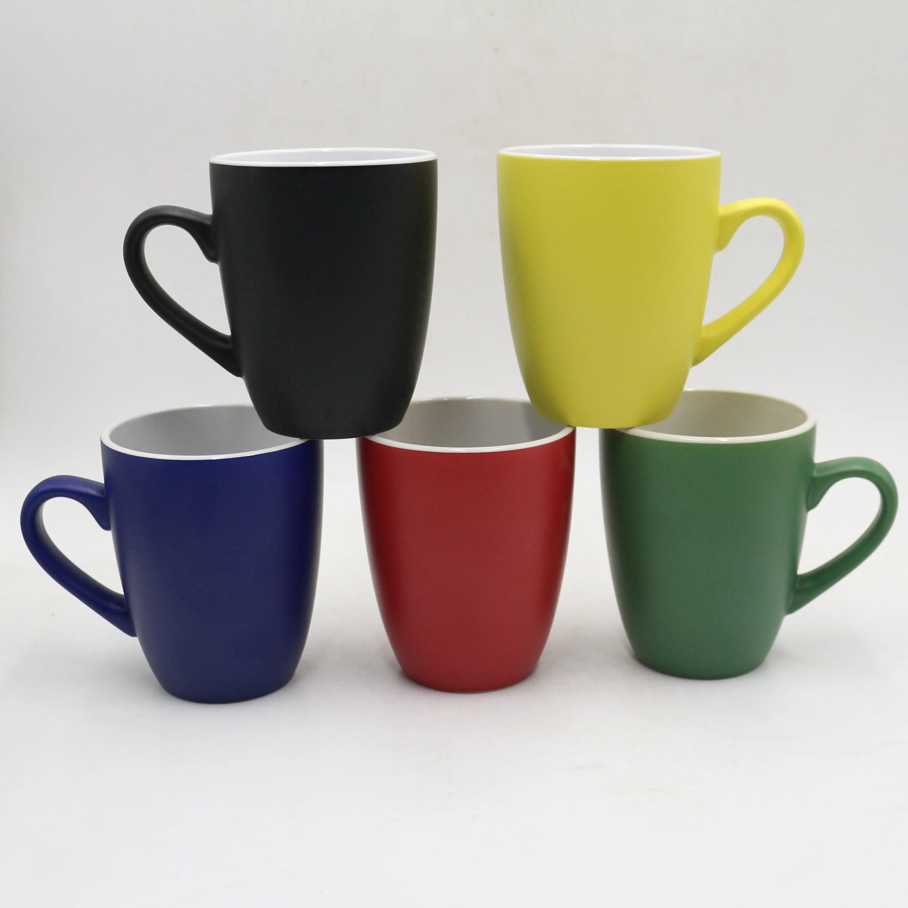 Custom Matt Glazed Ceramic logo Mug Coffee Cup for Promotion Supplier ...