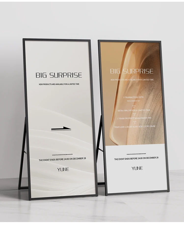 BOZE Modern Outdoor Sign Aluminum Alloy Split Flap Display Board ...