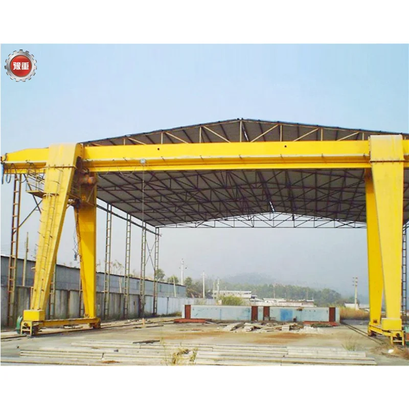 20 Ton a Frame Crane Outdoor Steel Pipe Handling Single Beam Gantry ...
