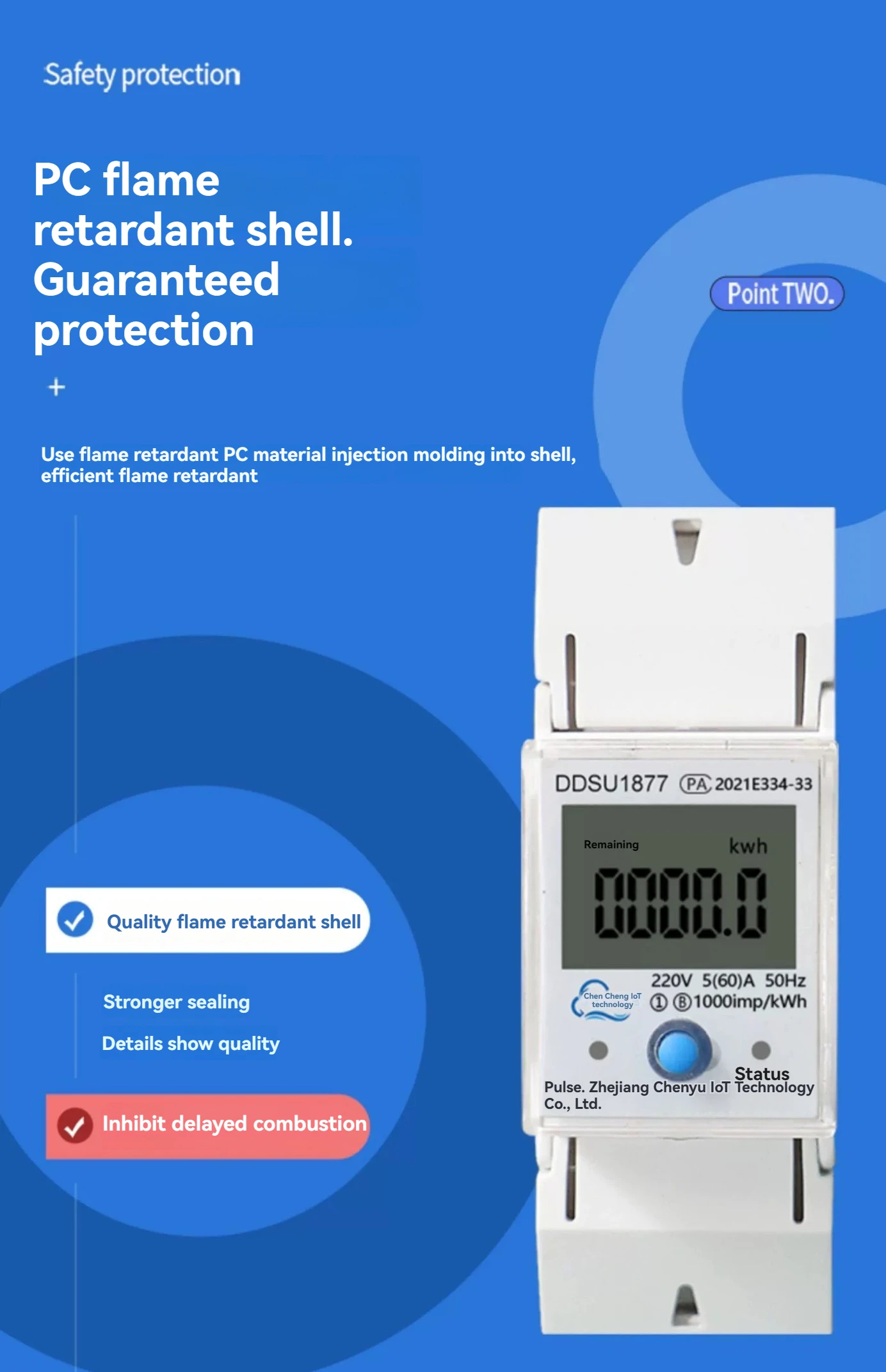 Smart Electricity Meter - Remote Prepaid & Low Balance Indication