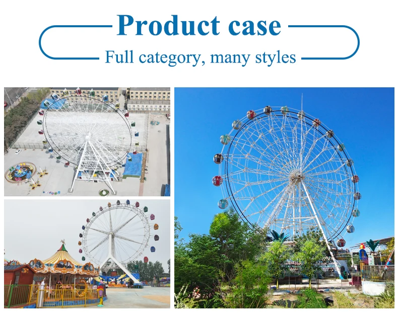 China Amusement Park Portable Old Seat Ferris Wheel 30 Meters for Sale