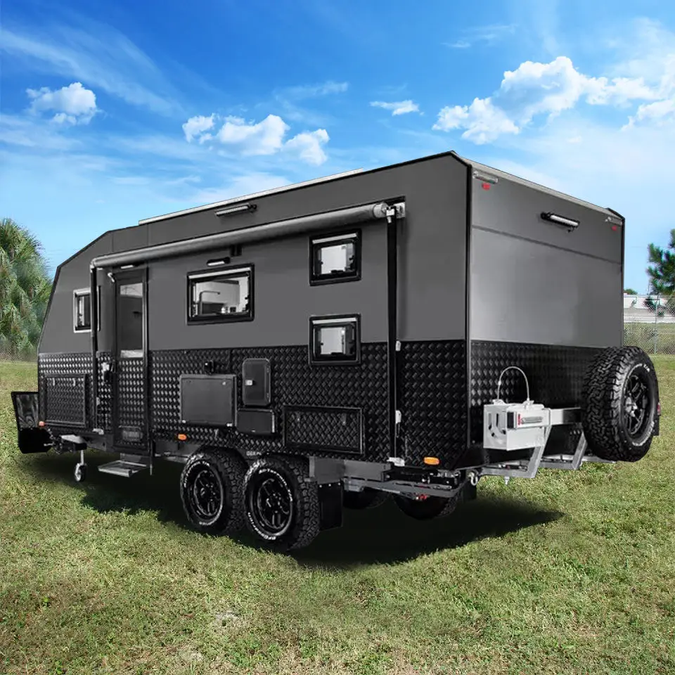 Nanhu Black Designed Family Luxury Caravan Van Motorhome Camper ...