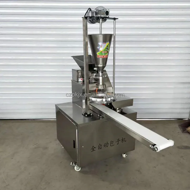 Industrial Automatic Steamed Stuffing Bun Momo Maker / Chinese Baozi ...