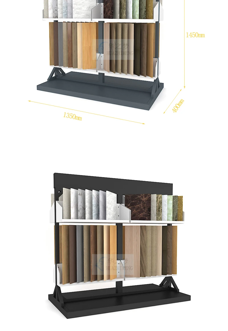 Custom Countertop Ceramic Tile Display Stand Bookshelf Style Mosaic ...