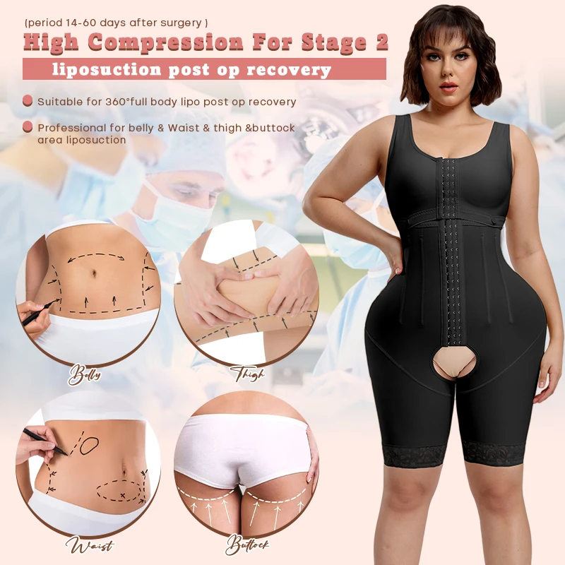 Bbl Post Surgery Faja Bbl Stage 2 Compression Post Operatoria Fajas Reloj De Arena Colombianas ...