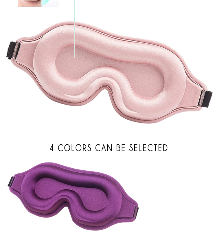 Private Logo Sleep Mask Upgraded 3d Contoured Cup Eye Mask Breathable ...