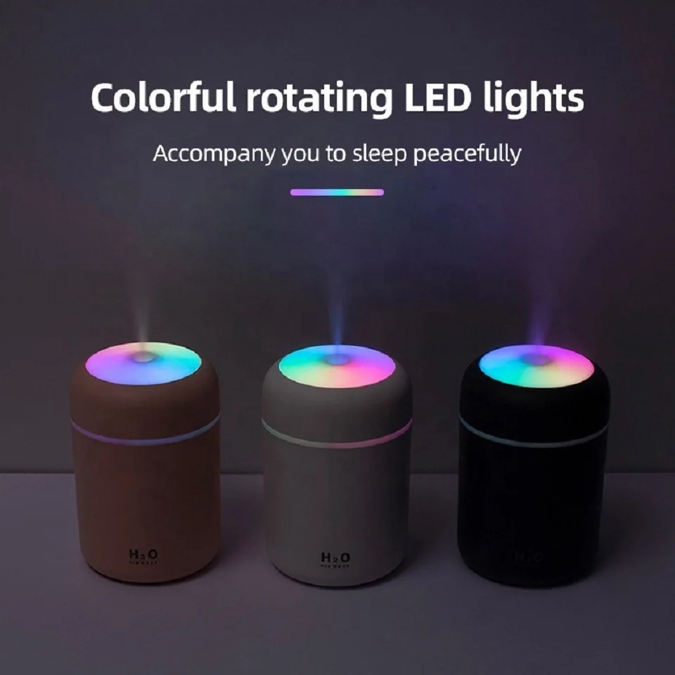 2022 Hot Selling Mini Colorful Light H2o Humidifier Diffuser Household ...