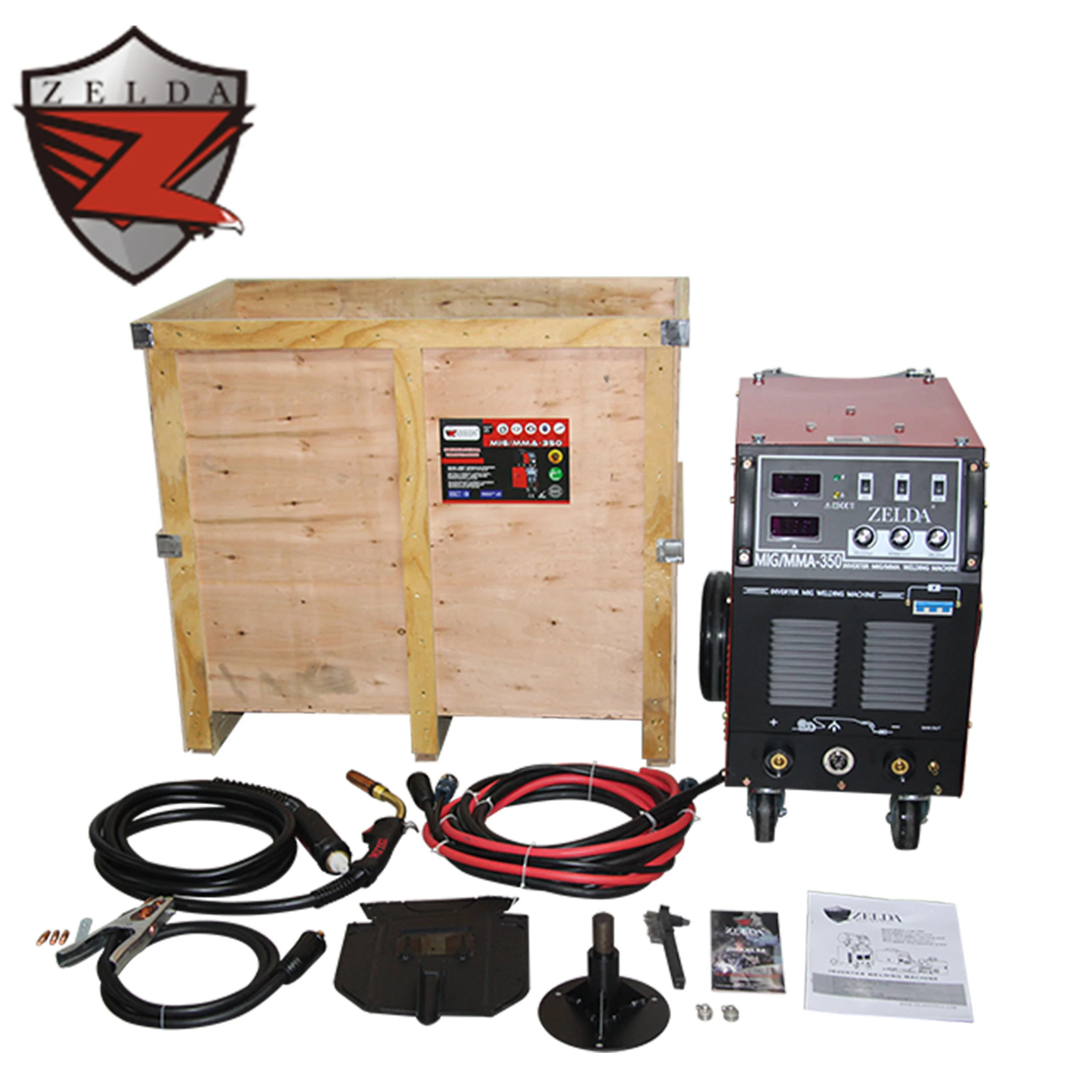 Zelda Mig Mag 350amp Welding Machines 380V Input Voltage for 0.6-1.2 ...