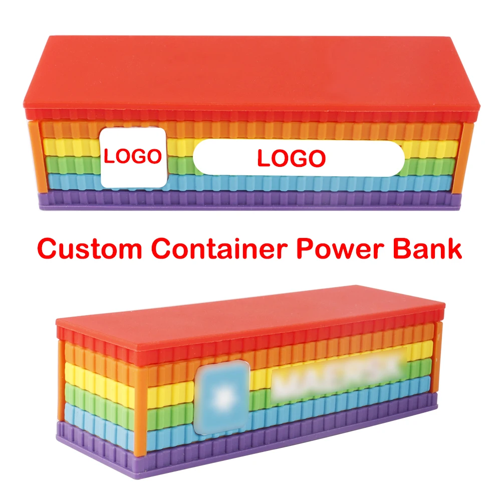 Custom Shape Design PVC Container Power Bank - Quick Charge