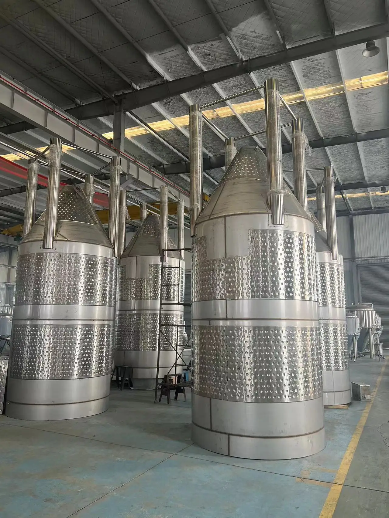 20000 Liters Cooling Jacketed Fermentation Tank Beer Fermenter Unitanks ...