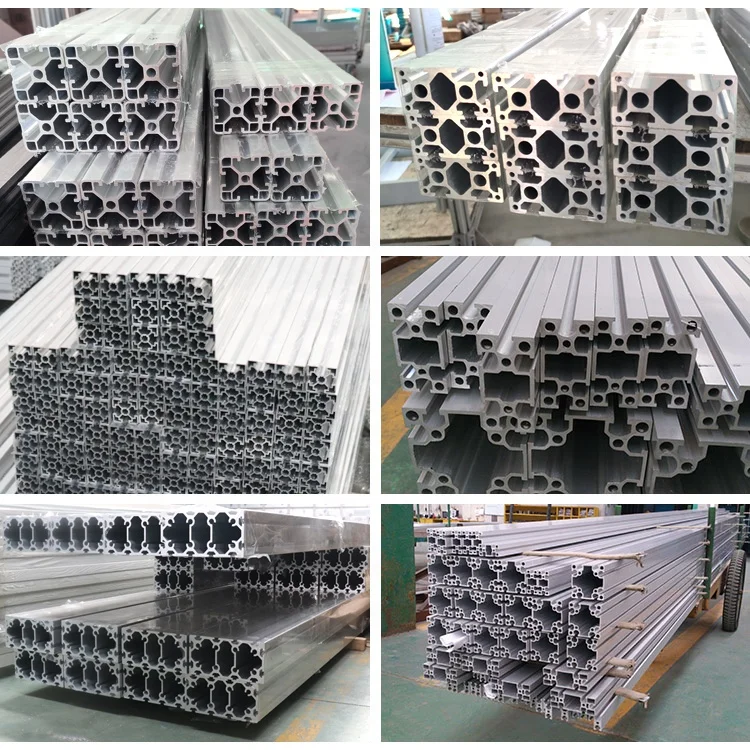 อลูมิเนียมโปรไฟล์ชั้นเก็บหลายระดับอลูมิเนียมชั้นวางพาเลทชั้นวางจอแสดงผล ...