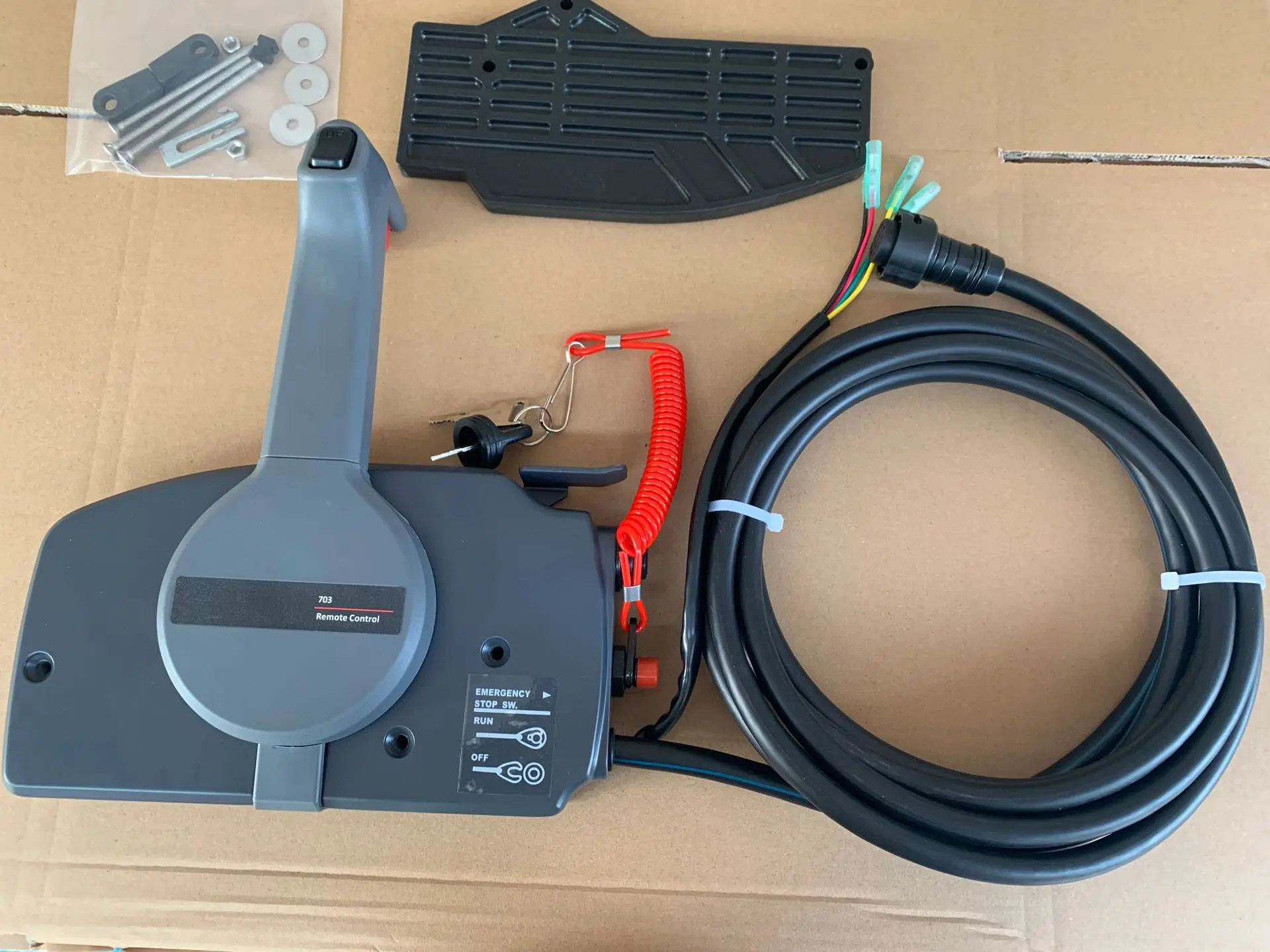 10pin Yamaha Remote Control Box Engine Control Box Boat Shift Push ...