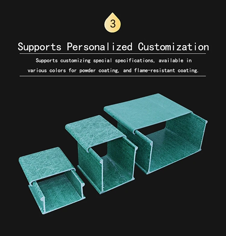 Ladder Type Trough Cable Tray Pultruded Power Cable Trough Fire ...