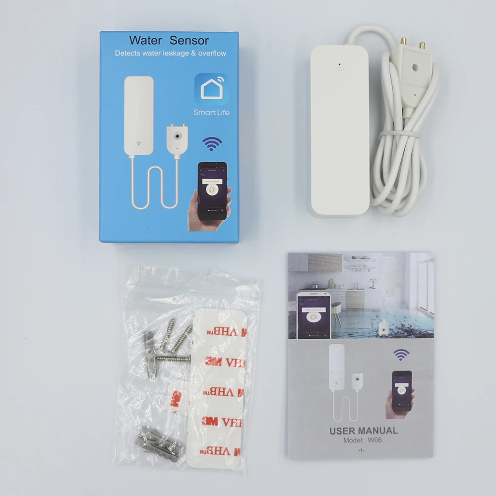 Tuya Smart Wifi Flow Leakage Detector Ip66 Waterproof Water Immersion ...