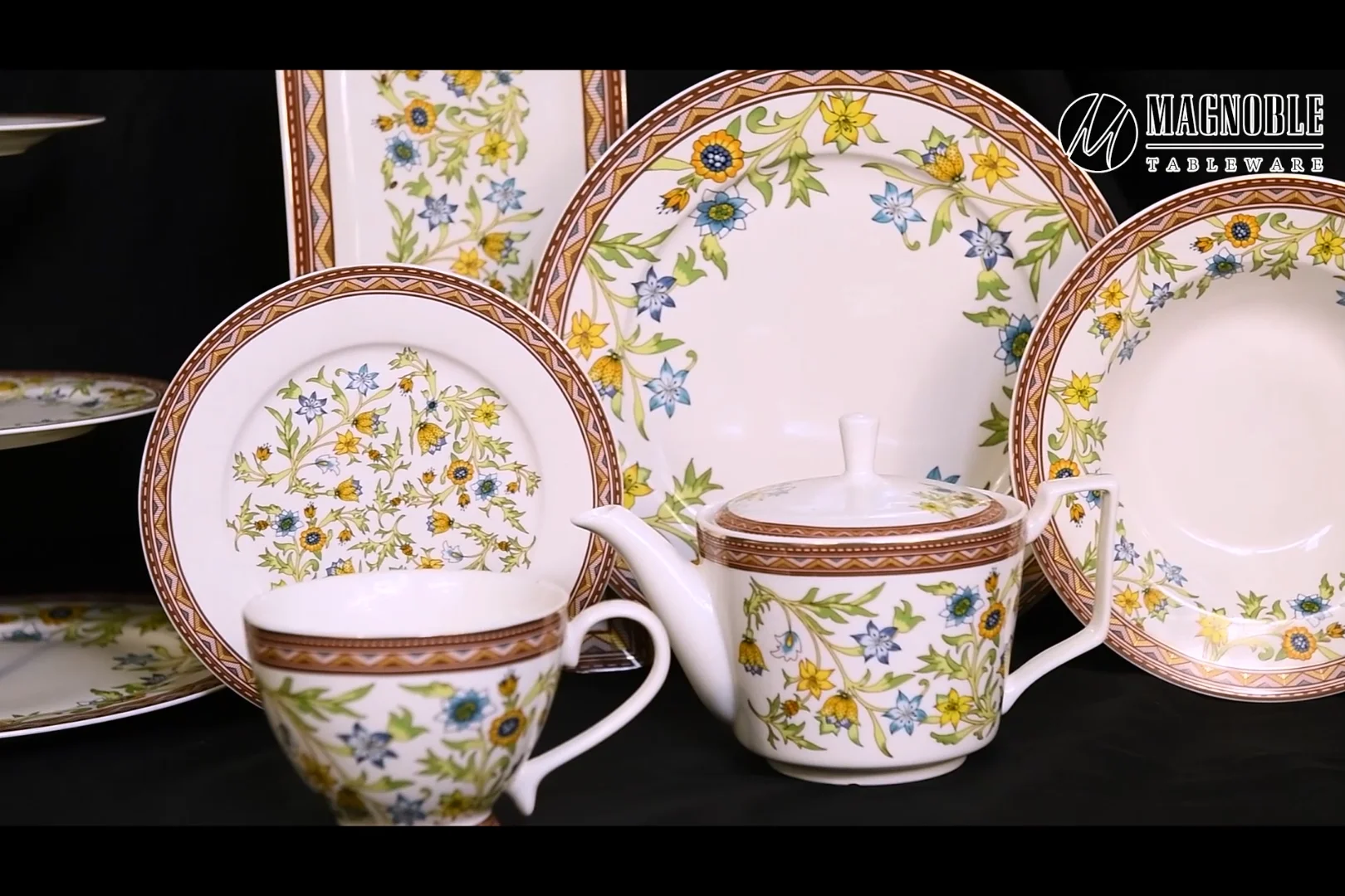 Turkey Dinner Set Porcelain Ceramic Luxury Fine Bone Home Dinning Table ...