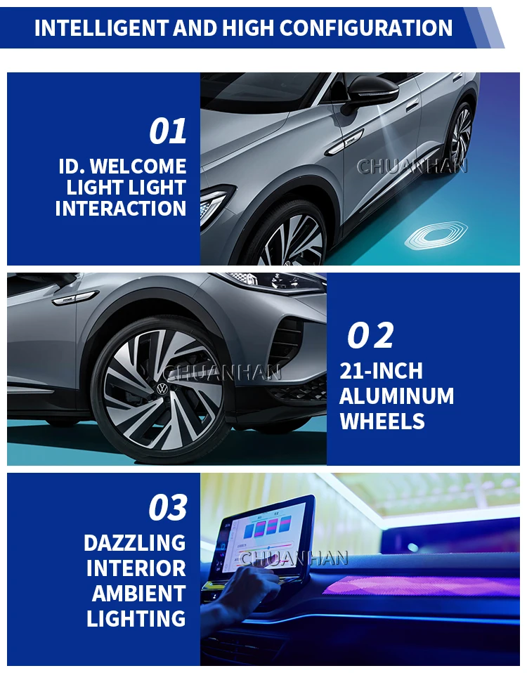 High Speed Suv Electric Car 2022 New Energy Luxury Car For Vw Id.4 ...