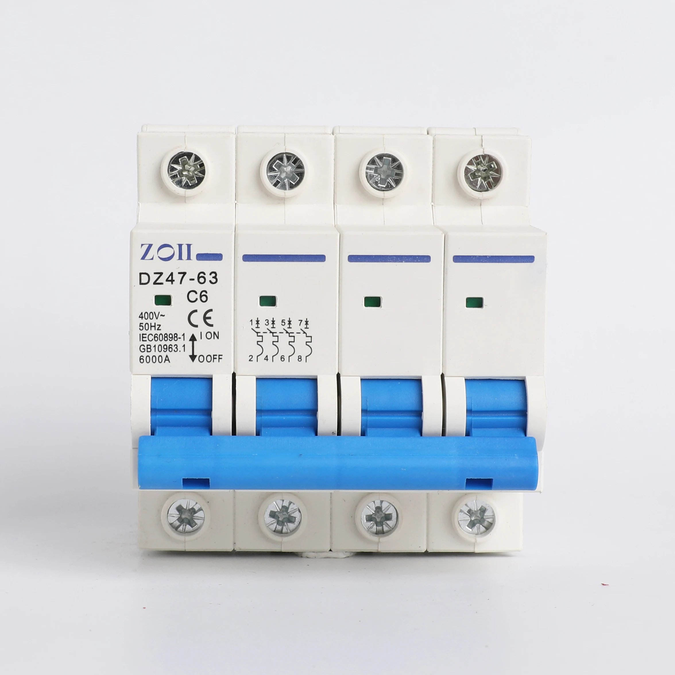 Ac Contactor Power Mcb 1p 2p 3p 4p 6a 16a 20a 40a 63a Ac 230v 400v ...