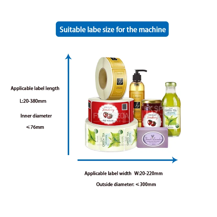 Fk603 High Quality Table Top Semi Automatic Round Bottle Labeling ...