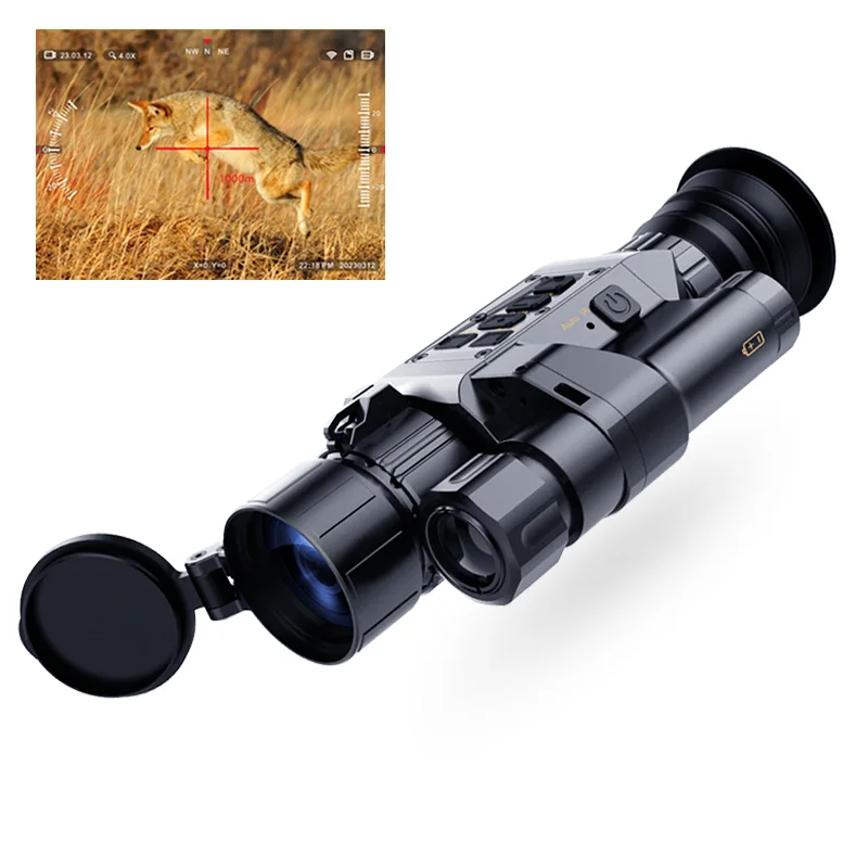 Night Vision Monocular Scope For Hunting 35mm Objective Lens Night ...