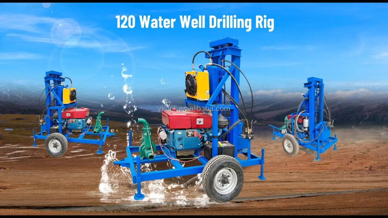 100m 150m Rotary Drilling Rigs - Efficient Ground Hole Drilling