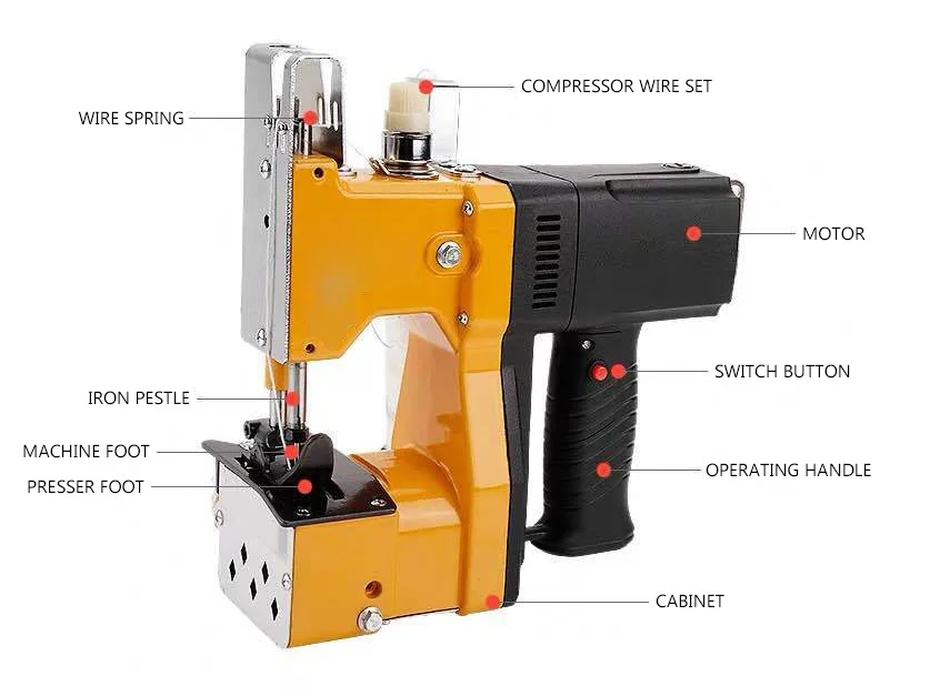 GK9-600 Portable Bag Sealer Machine - Electric High-Frequency Sealing ...
