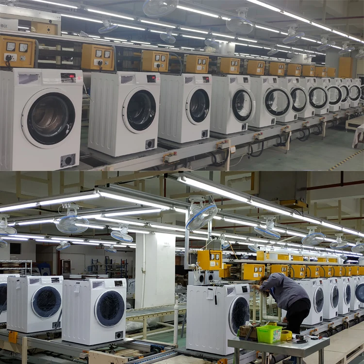 Coin-operated Fully Automatic Commercial Front-loading Washing Machine ...