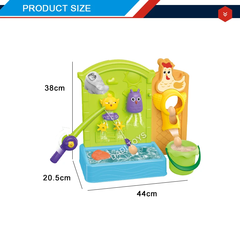 2024 New Beach Toy 2 in 1 Sand & Water Game Set Play Indoors & Outdoors ...