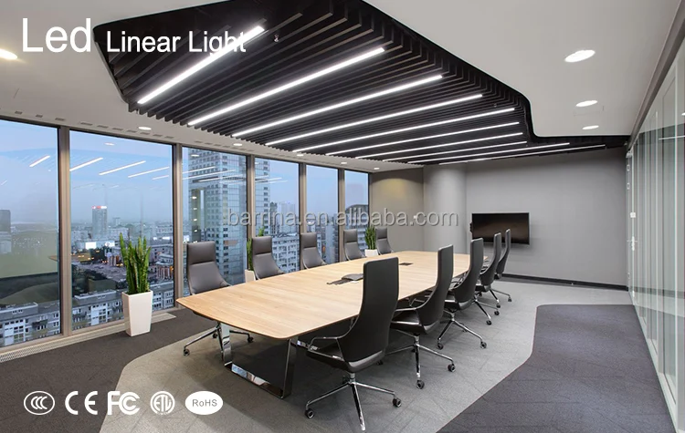 Rectangular Suspension LED Linear Profile 30W for Offices