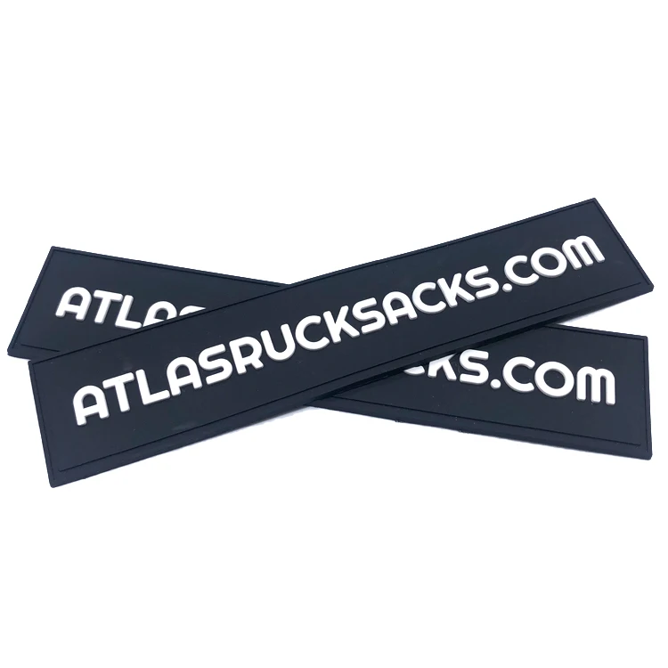 Custom Embossed 3D Rubber Logo Patches - Durable & Versatile