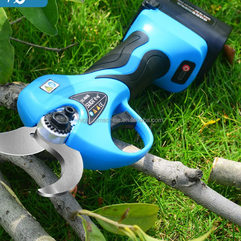 Cordless Pruning Shears Electric Bypass Cutters Powered Hand Operated ...