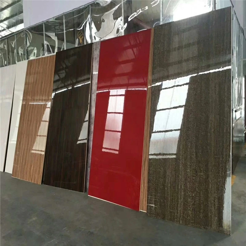 16mm & 18mm High Gloss Marble Texture UV MDF Board - Moisture-Proof, E1 ...