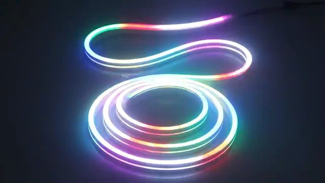 Led Flex Neon Rope Light Rgb Digital Programmable Ip67 Waterproof ...