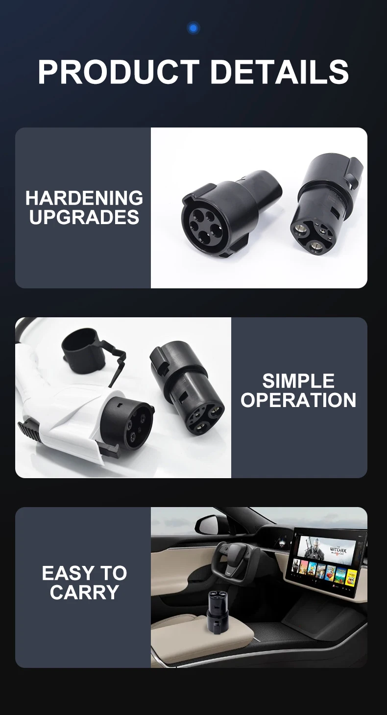 Model3 Charger Electric Vehicle Charging Adapter Electric Car Charger ...