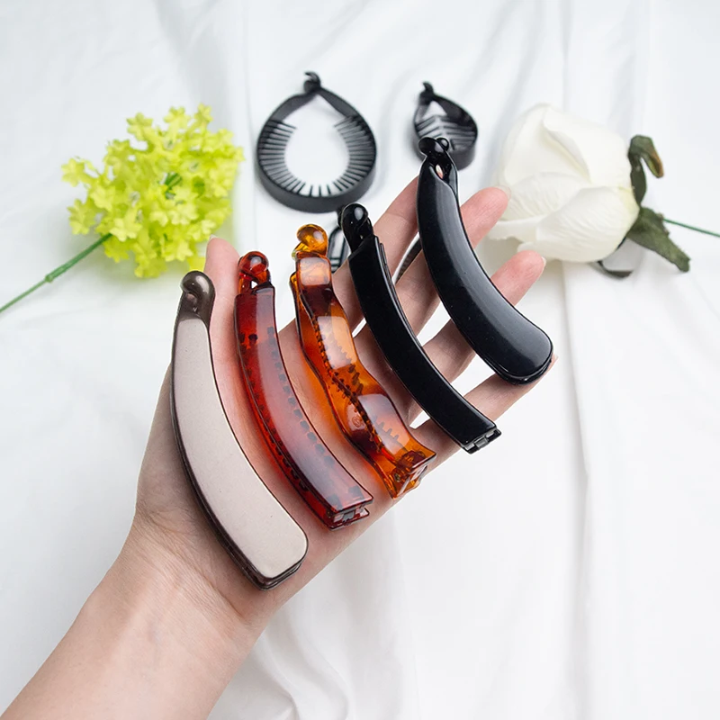 Alibaba.com: Artstar Plastic Thin Banana Twist Hair Clips Barrettes for ...