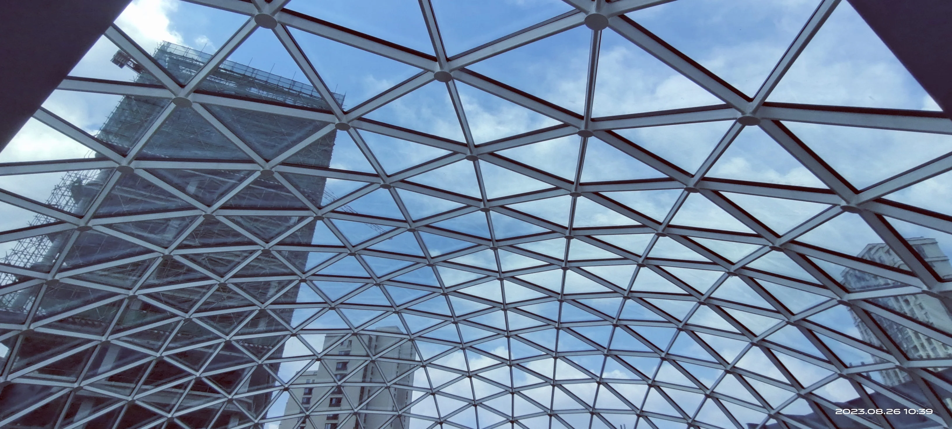 Space Frame Steel Structure Skylight Dome Roof Building