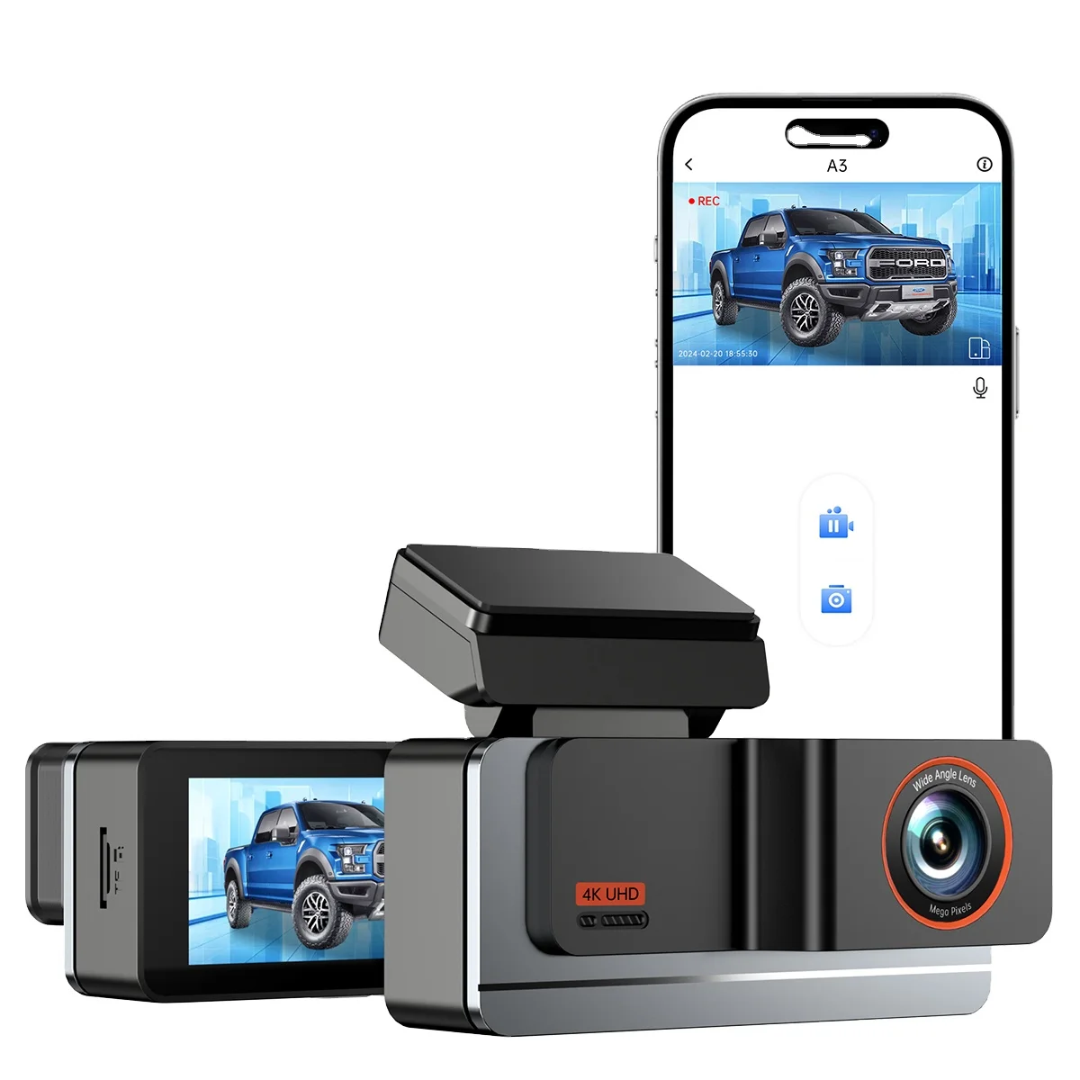 4k Smart Hd Cloud Driving Recorder With 4g And Gps Smart Sense Parking ...