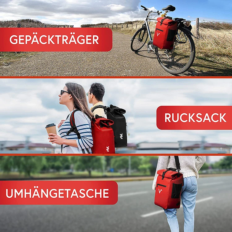 New Arrived Bicycle Bags Large Capacity Waterproof Bicycle Pannier Bag ...