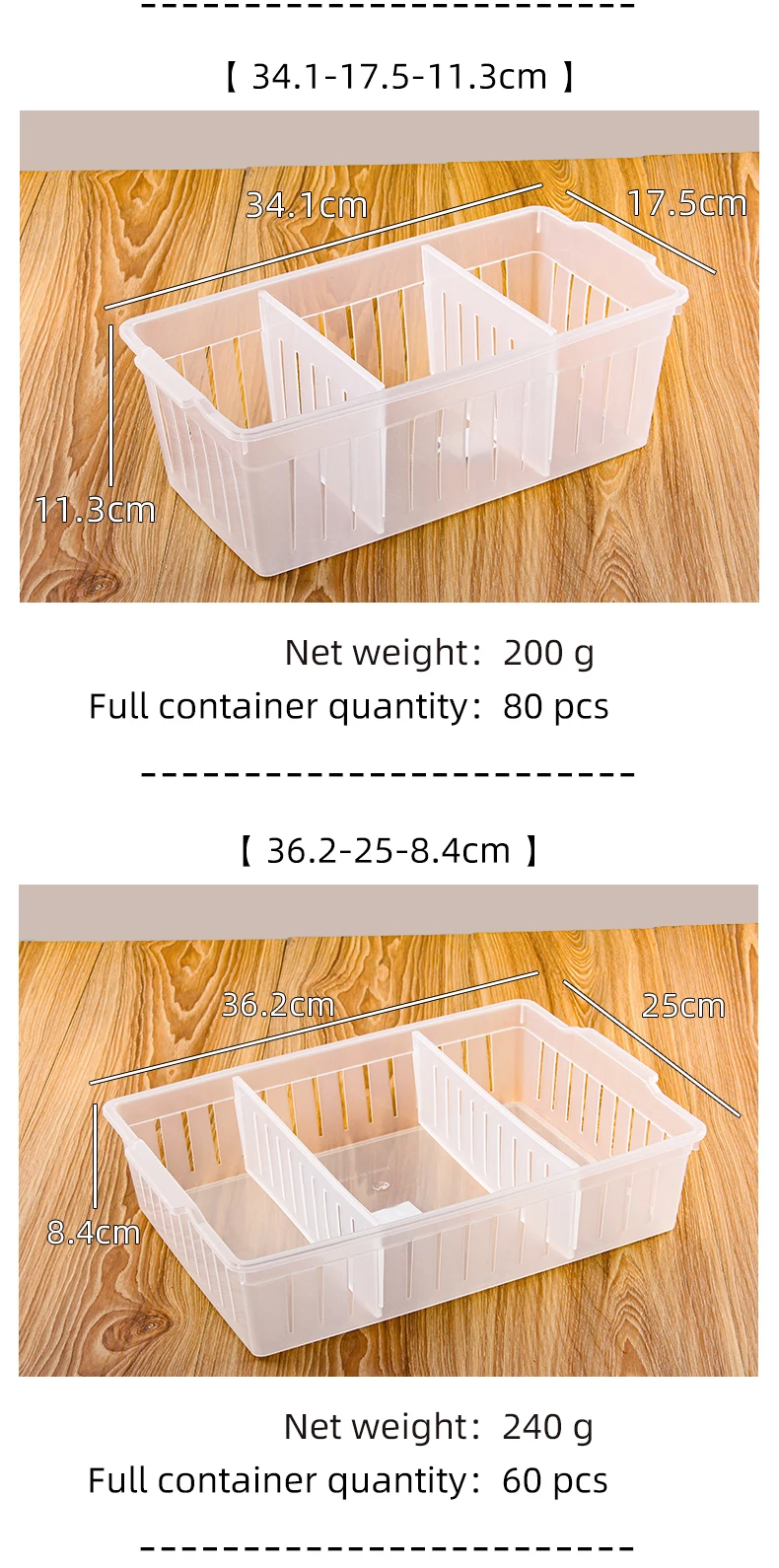 Transparent Square Plastic Storage Box With Various Specifications ...